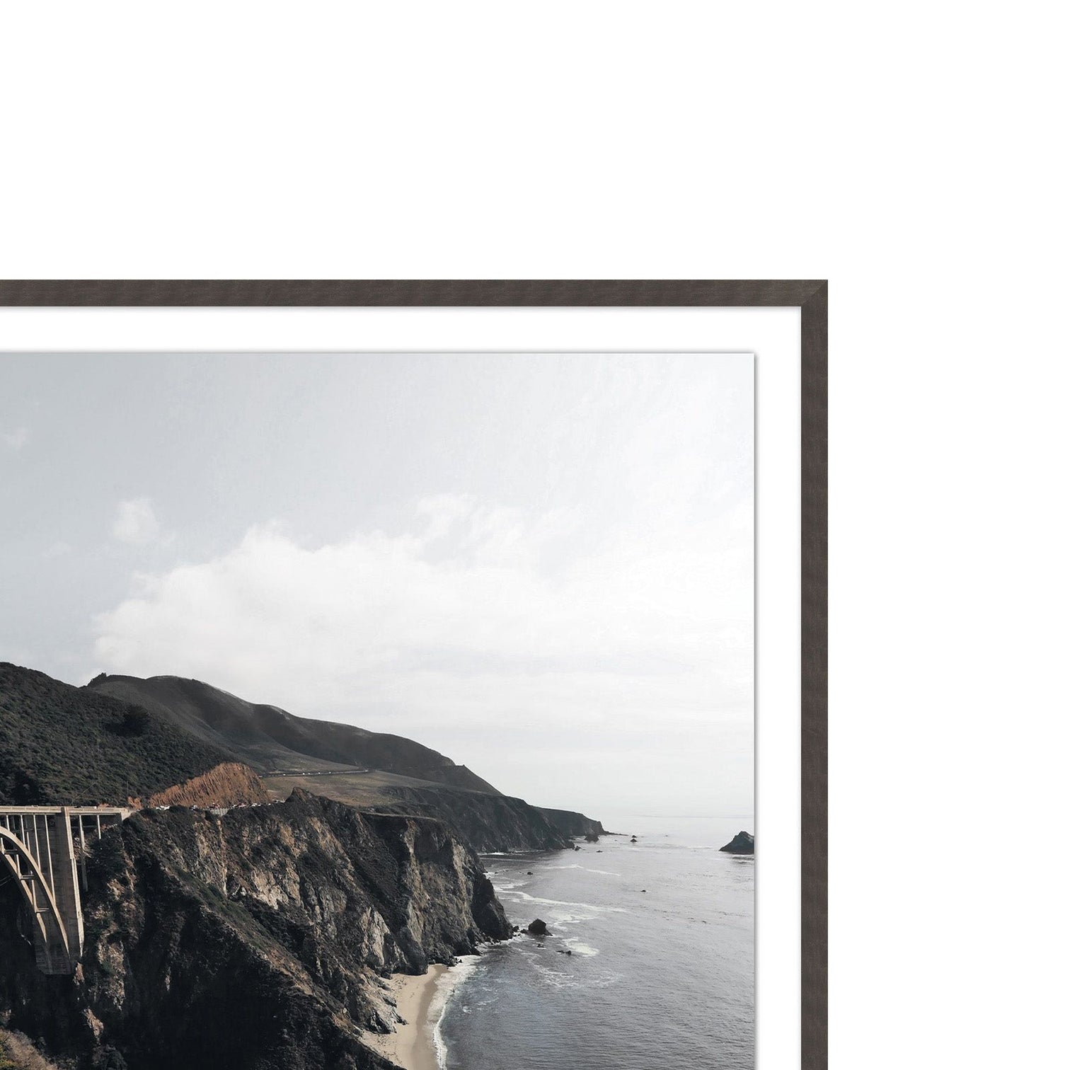 Highway by the Seaside Framed Print – LD Shoppe