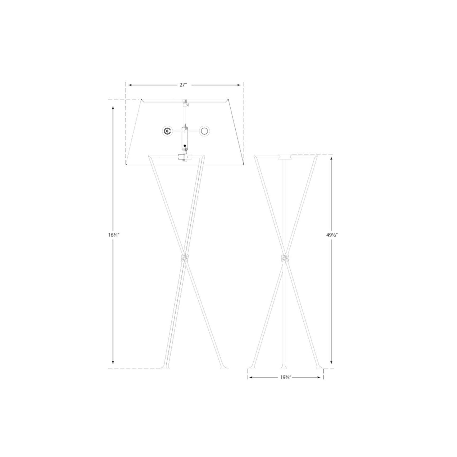 Lebon Floor Lamp - Aged Iron – LD Shoppe