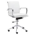 Morgan White Office Chair – LD Shoppe